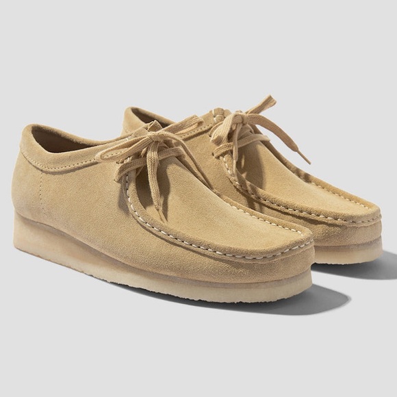 Clarks | Shoes | Clarks Wallabee Moccasin Maple Suede Mens Low Top ...